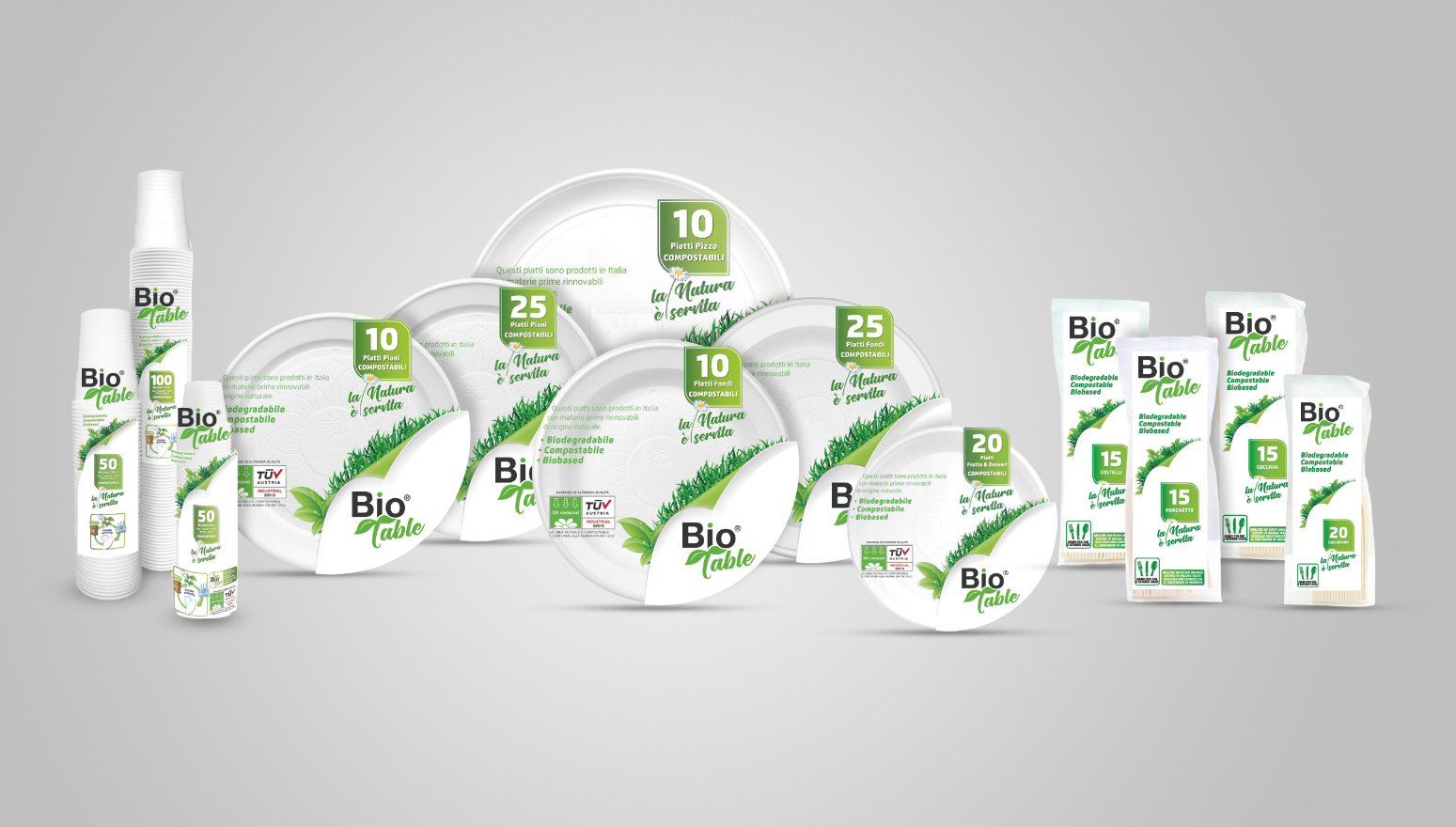 Bio Table: l’usa e getta è 100% green - Italian Gourmet