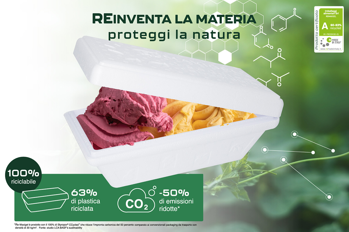 Re-Maxigel: riciclata e riciclabile